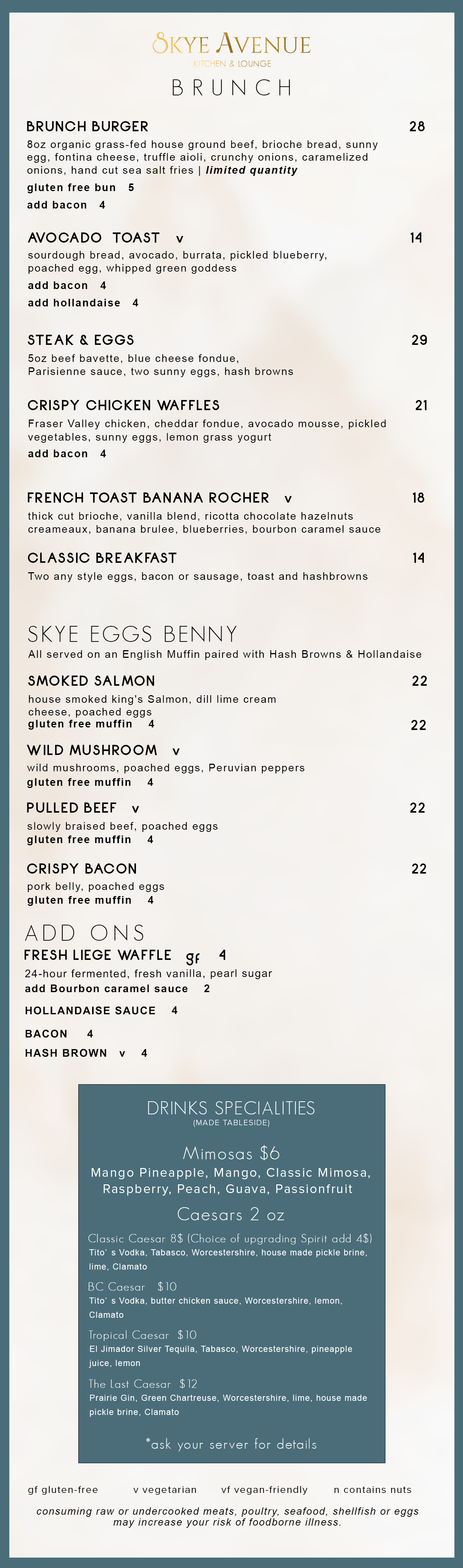 Skye Avenue | Best Whiskey Lounge Upscale Restaurant in Surrey, BC